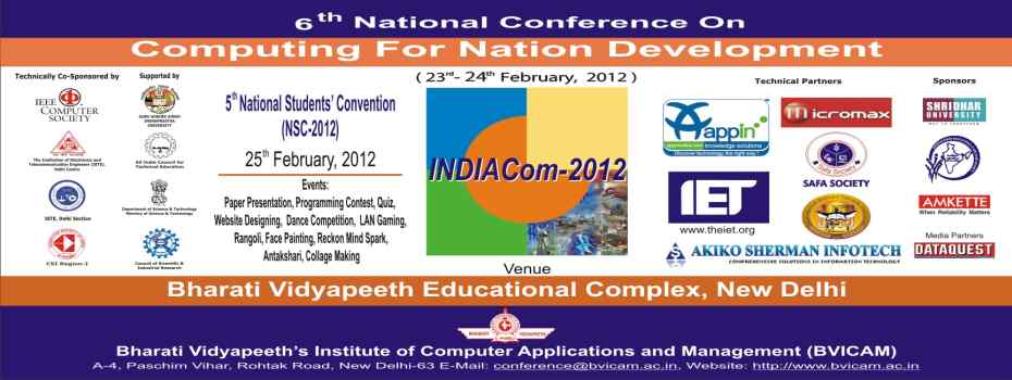 INDIACom 2012 Paper Viewer | BVICAM